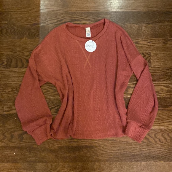 7th Ray | Tops | Sloan Cable Knit Top | Poshmark